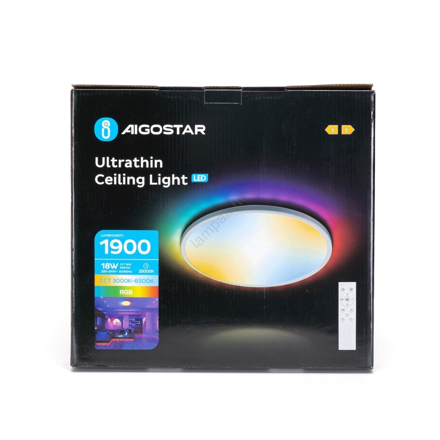 Aigostar-LED RGB Dimmelhető fürdőszobai lámpa LED/18W/230V átm. 30 cm ...