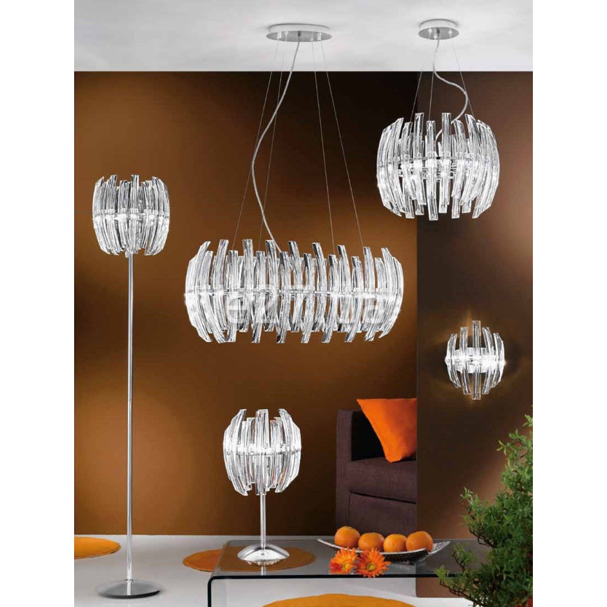 EGLO 89205 - DRIFTER függeszték 6xG9/40W kristály | lampak.hu