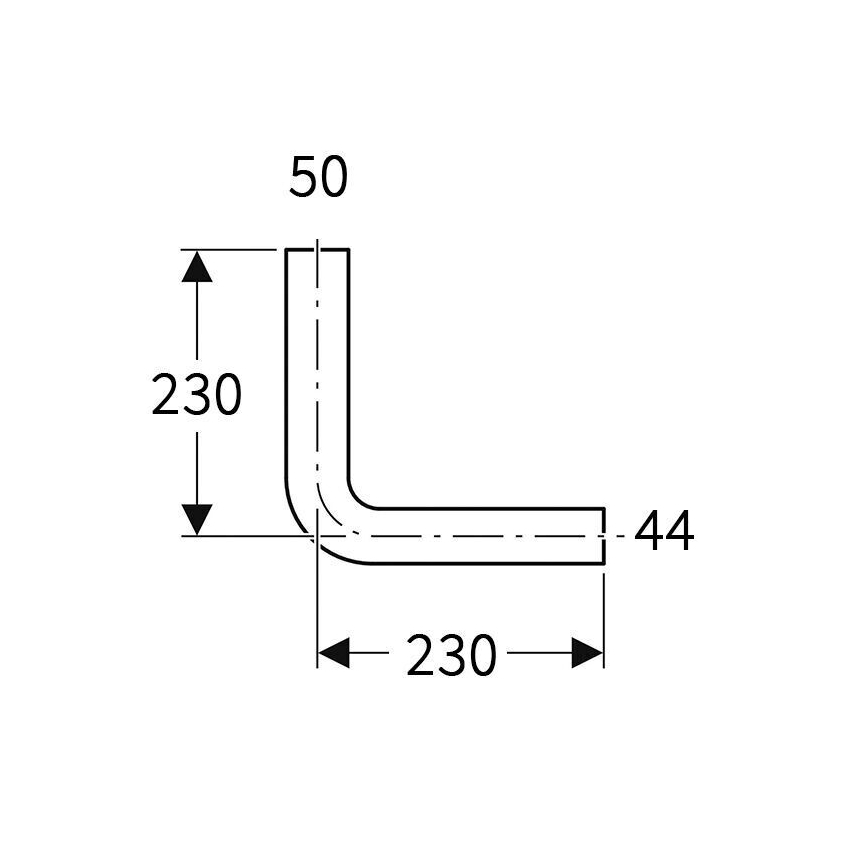 Geberit 118.003.11.1 - 90°-os öblítő könyök, alpesi fehér | lampak.hu