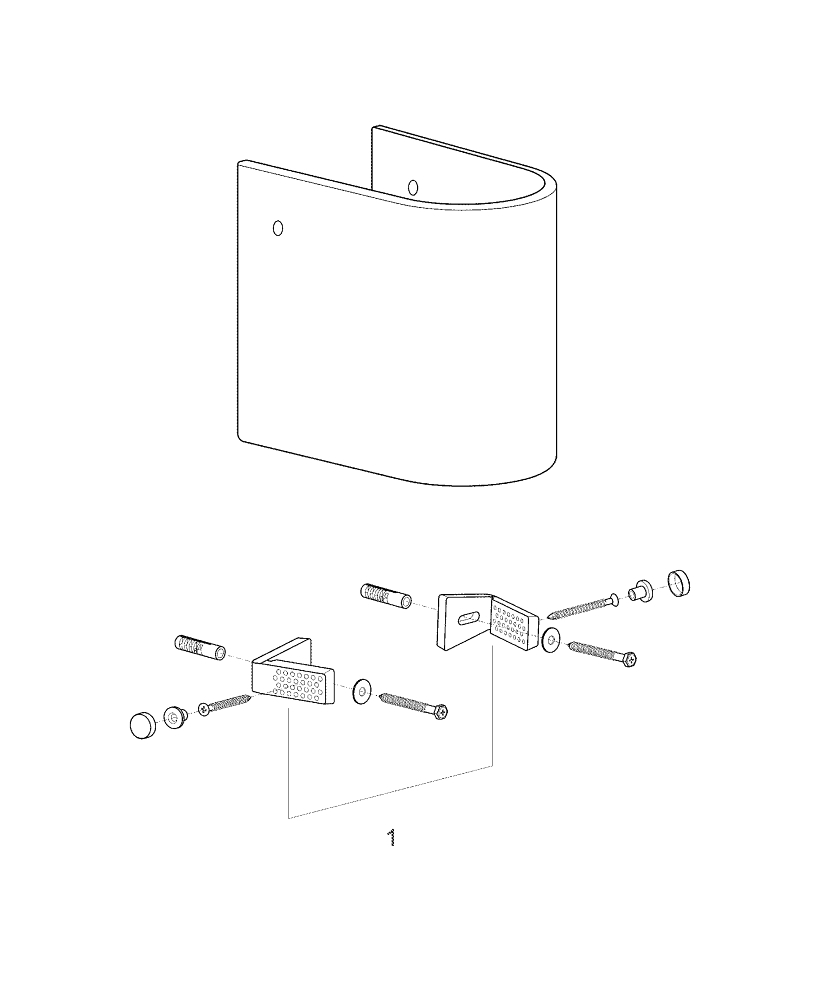 GROHE 39201000 - Féloszlop EURO CERAMIC 210 × 300 × 322 mm kerámia ...