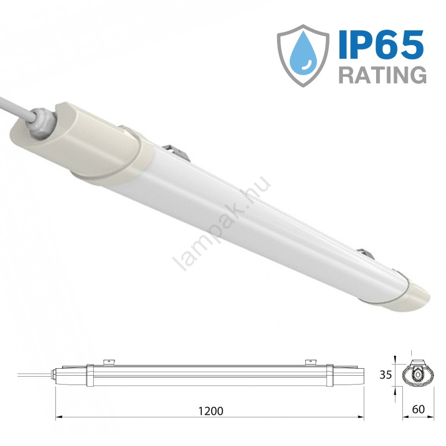 LED Ipari fénycsöves lámpa S-SERIES 1xLED/36W/230V 4000K 120cm | lampak.hu