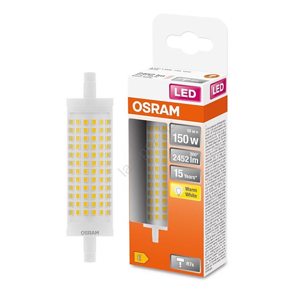 LED Izzó R7s/19W/230V 2700K 118 mm - Osram | lampak.hu