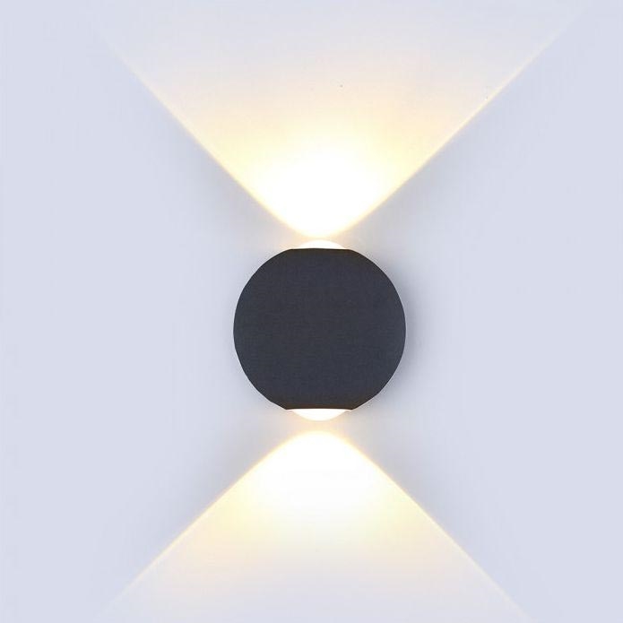LED Kültéri fali lámpa LED/6W/230V 3000K IP65 fekete | lampak.hu