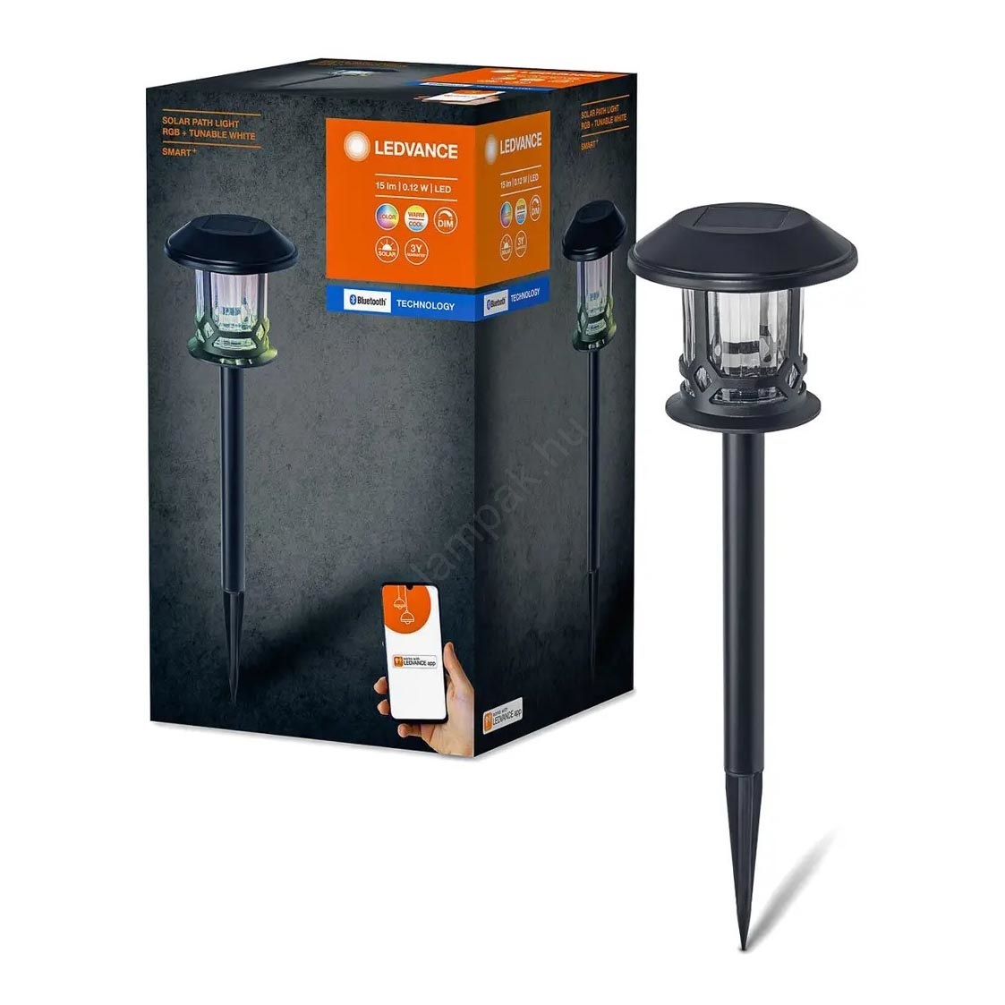 Ledvance - LED RGBW Dimmelhető napelemes lámpa SMART+ SOLAR LED/0,12W/3 ...