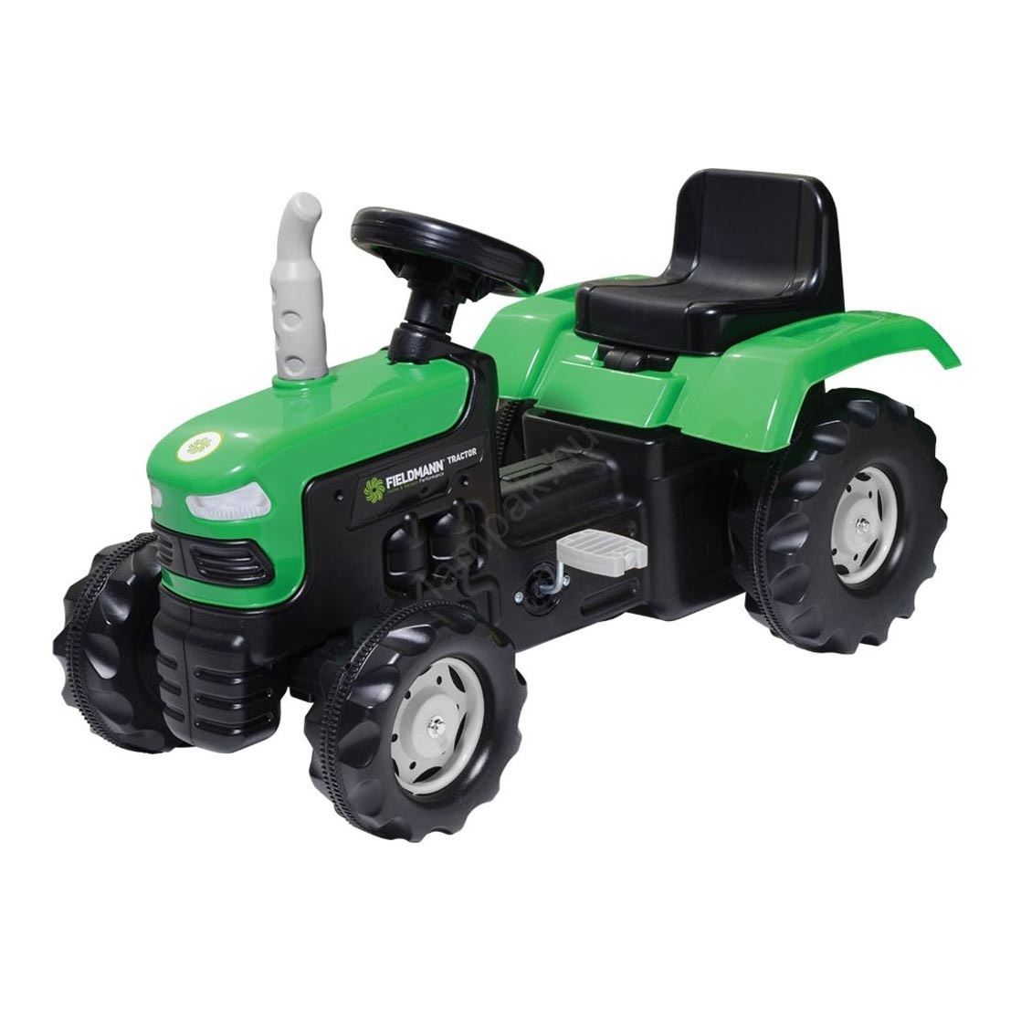 Pedálos traktor fekete/zöld | lampak.hu