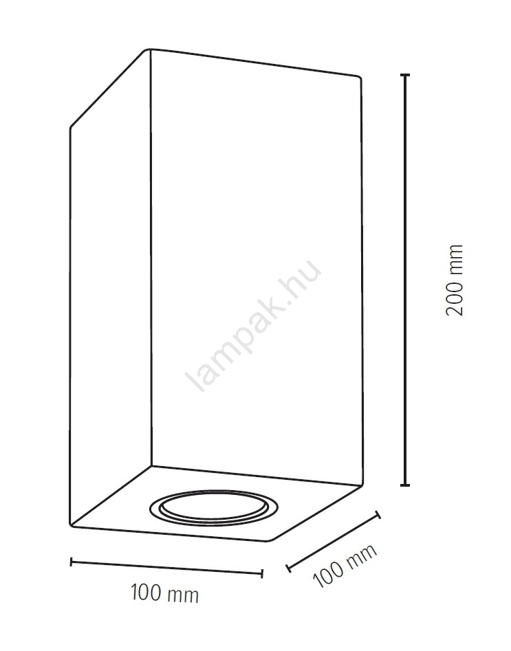 Spot-Light 2071260 - WOODDREAM fali lámpa 2xGU10/6W/230V | lampak.hu